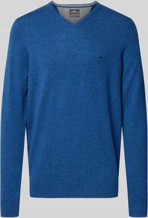 Fynch-Hatton Regular Fit Strickpullover aus Baumwoll-Mix mit Kaschmir-Anteil