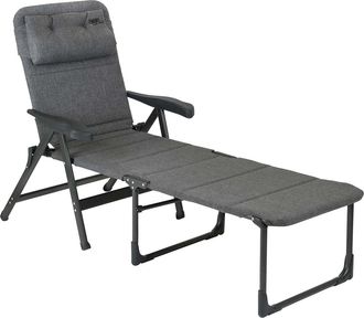 Crespo Liege Hoch mit Armlehnen Gartenliege Strandliege Campingliege Strandstuhl Campingstuhl