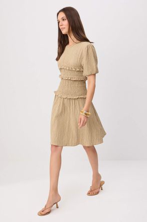 Trendyol Einfarbiges Bodycon-Minidress - Gr&uuml;n