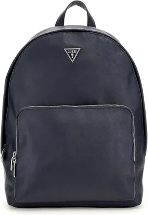 Guess Milano Compact Backpack, Hand Bag Men, Dark Blue/Orange, Taille Unique