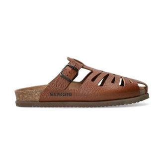 Mephisto Braune Herrensandale - Stilvolle Sommer Schuhe - - Shoes - Herren - Braun - 45 EU