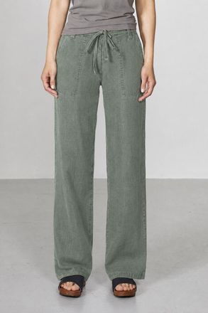 Hempage Hempage Damen vegan Hose Airy Summer Thymiangr&uuml;n