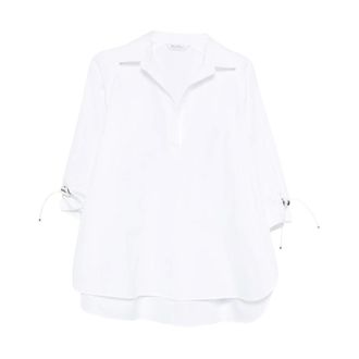 Max Mara Femme, Blouses et Chemises, Blanc, Taille: 38 FR Chemises