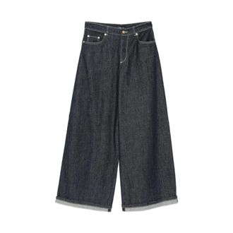 Max Mara Femme, Jeans, Bleu, Taille: 34 FR Jean large