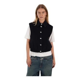 Caroline Biss Bomber Weste - - Suits - Damen - Blau - L
