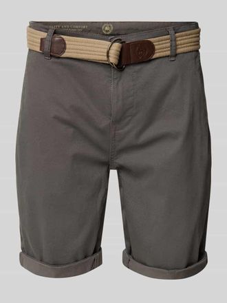 Lerros Bermudas mit G&uuml;rtel und Ges&auml;&szlig;taschen