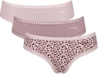sloggi Lot de 3 culottes en coton m&eacute;lang&eacute;