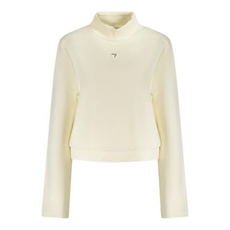 Guess Femme, Sweatshirts et sweats &agrave; capuche, Blanc, Taille: 38 FR SweaT-shirts