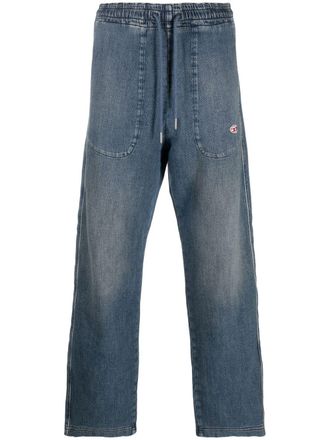 Diesel jean D-Martians &agrave; coupe droite - Bleu