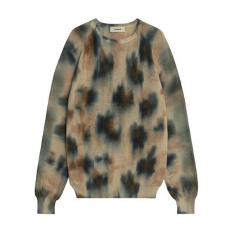 A Paper Kid Homme, Pulls, Multicolore, Taille: S Tricot ras du cou