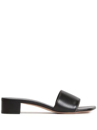 Fabiana Filippi mules en cuir - Noir