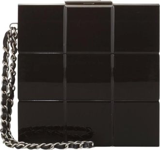 Chanel Sac pochette minaudi&egrave;re Lucite Perspex Pre-owned - Femme - Pre-owned - Noir - Taille: ONE Size