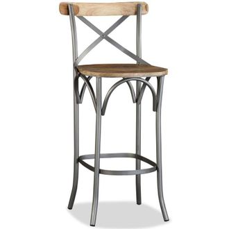 vidaXL Barhocker Mango Massivholz Vidaxl
