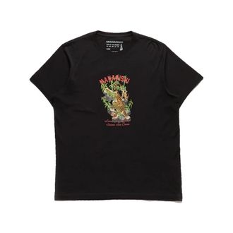 maharishi Bambus Tiger Grafik Tee - - Tops - Herren - Schwarzk - L