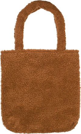 styleBREAKER Schultertasche Teddyfell Beuteltasche