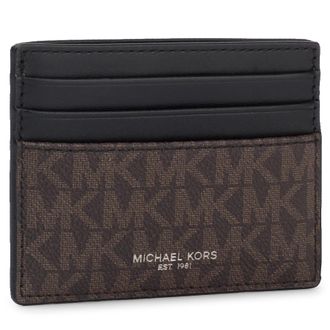 Michael Kors Kreditkartenetui MICHAEL Michael Kors Greyson 39F9LGYD2B Schwarz