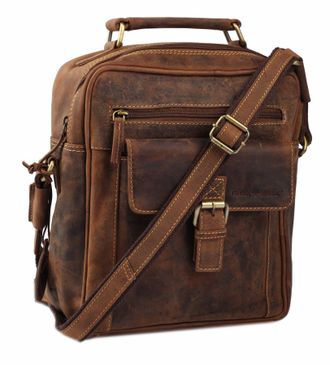 Greenburry Vintage Umhängetasche Large Leder