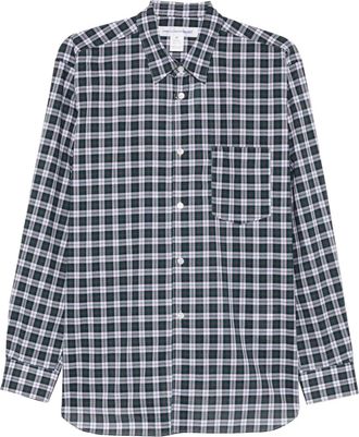 Comme Des Garçons chemise à carreaux - Vert
