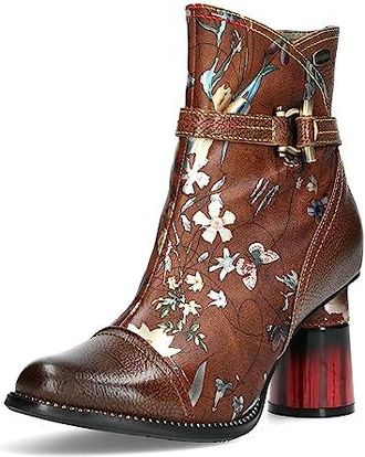 Laura Vita Bottines Femme Gucstoo 23, Pointure:38 EU, La Couleur:Marron