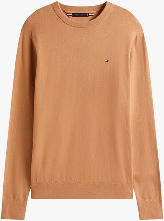Tommy Hilfiger Pull col rond en coton et cachemire