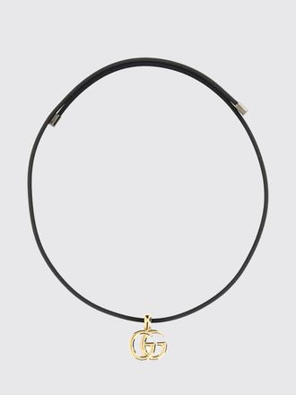 Gucci GG Marmont Choker-Halskette aus Messing mit verschiebbarem Monogramm-Anh&auml;nger