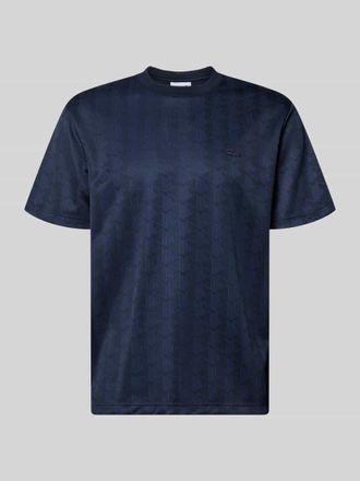 Lacoste Regular Fit T-Shirt mit Monogramm-Print