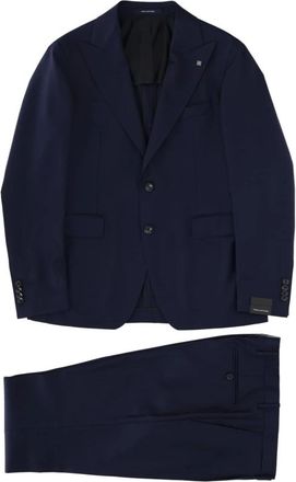 Tagliatore Costume deux pi&egrave;ces en laine m&eacute;lang&eacute;e - Homme - Costumes - Bleu - Taille: 2XL
