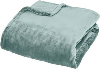 Atmosphera Atmosphera - Plaid Flanelle Cuddly Bleu 130x180cm