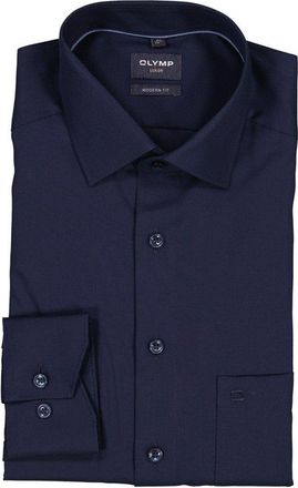 Olymp Herren Hemd blau