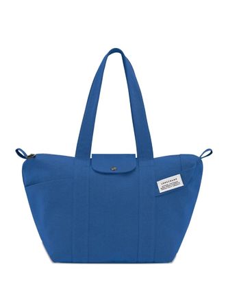 Longchamp sac cabas Le Pliage médium - Bleu
