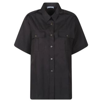 Prada Damen, Blusen & Hemden, Schwarzk, MGr&ouml;&szlig;e