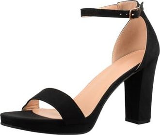 Elara Talons Hauts Escarpins Femme Chunkyrayan WW100 Black-36