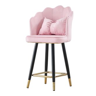 Generic Barhocker, hohe Barhocker, K&uuml;chenthekenst&uuml;hle mit R&uuml;cken- und Fu&szlig;st&uuml;tze, hohe Barhocker f&uuml;r Kneipen und Esszimmer