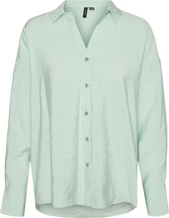 Vero Moda VMQUEENY LS Oversize Shirt WVN GA NOOS