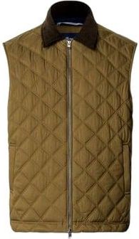 Fa&ccedil;onnable Veste matelass&eacute;e droite zipp&eacute;e