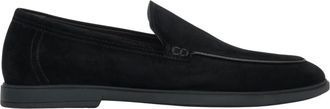 Estro & Luminara Homme, Chaussures, Noir, Taille: 41 EU Mocassins Slim en Velours Authentique