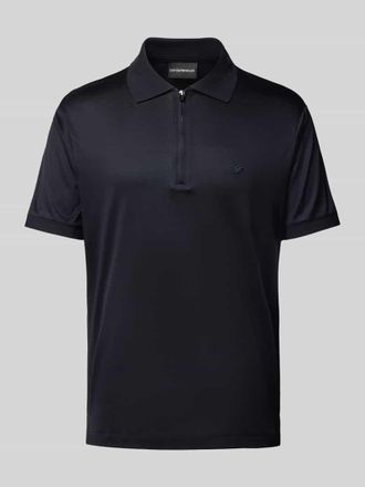 Emporio Armani Regular Fit Poloshirt mit Logo-Badge