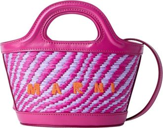 Marni Femme, Sacs, Rose, Taille: ONE Size Tropicalia Micro Handbag