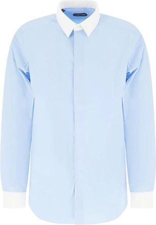 Tom Ford Chemise Manches Longues - Homme - Chemises - Bleu - Taille: XL