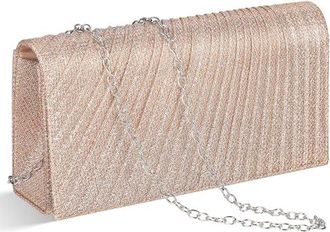 Frcolor Pochette Femme Soir&eacute;e &agrave; Sequins Sac Bandouli&egrave;re Scintillant Compact Accessoire &Eacute;l&eacute;gant pour &Eacute;v&eacute;nements