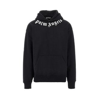 Palm Angels Logo print hoodie Man XL