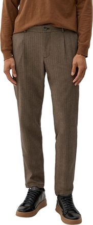 s.Oliver Herren 2120650 Hose Regular fit, Braun, 56
