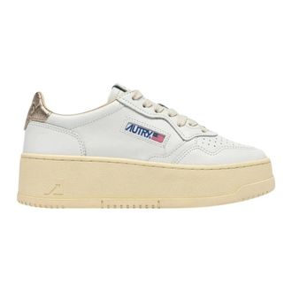 Autry Femme, Chaussures, Blanc, Taille: 40 EU Medalist Platform