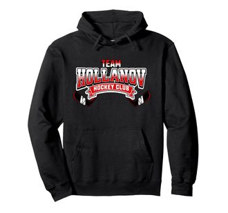 Generic Team Hollanov Hockey Club Shirt - Varsity Style Graphic Pullover Hoodie