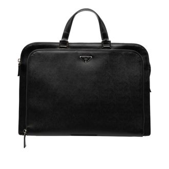 Prada Black Saffiano Business Bag