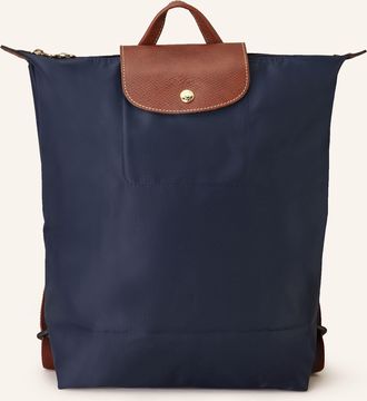 Longchamp Rucksack Le Pliage Medium blau