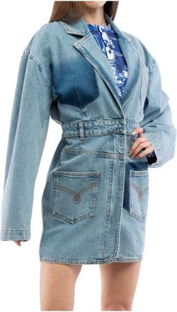 Moschino Femme, Vestes, Multicolore, Taille: 38 FR Robe en coton