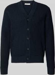 Selected Regular Fit Strickjacke aus reiner Baumwolle Modell TOM