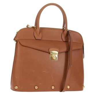Ferragamo Pre-owned Lederhandtasche - - Pre-owned - Damen - Braun - ONE SIZE