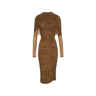 Magda Butrym Robe midi drap&eacute;e